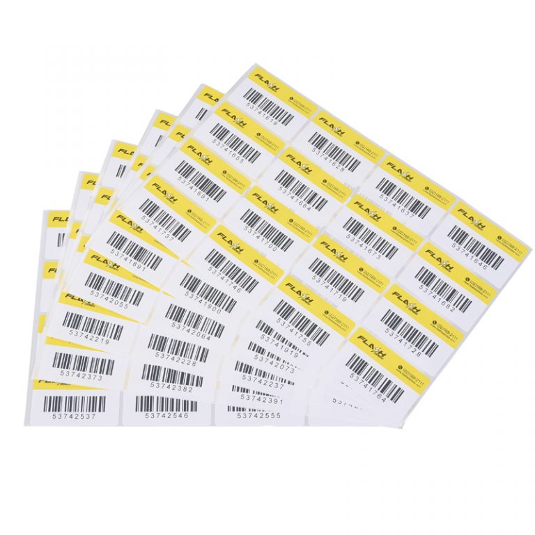 Custom Various Airline Shipping Barcode Label