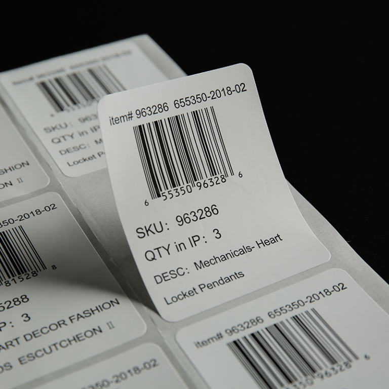 Custom Printed Adhesive Barcode Labels