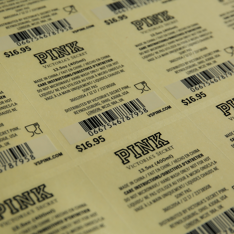 Custom Printed Adhesive Barcode Labels