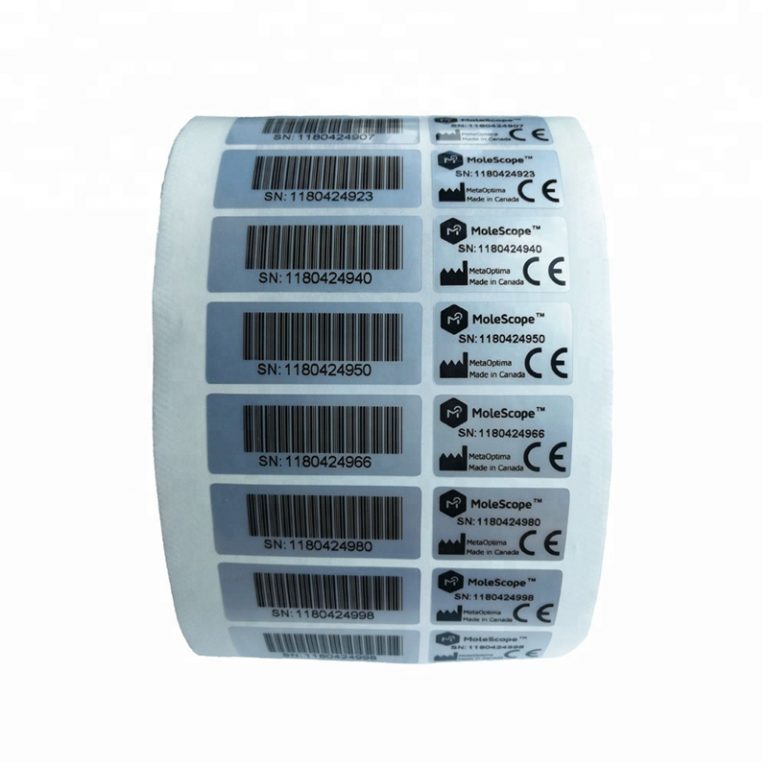 China waterproof barcode labels factory