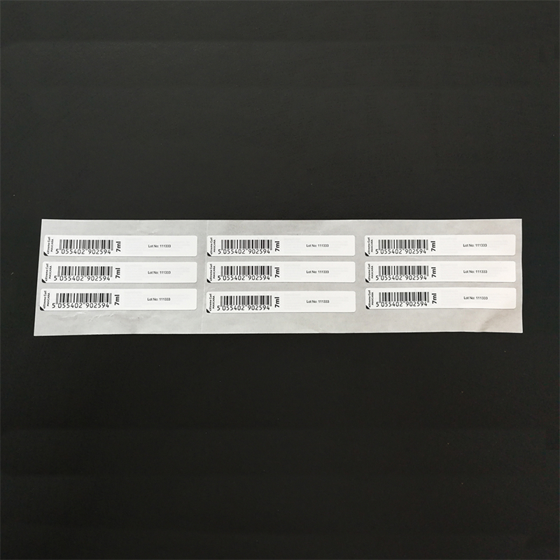 Factory Sale Adhesive Vinyl Barcode Labels