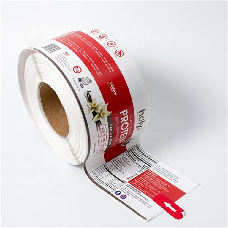 Custom self adhesive printing glossy labels