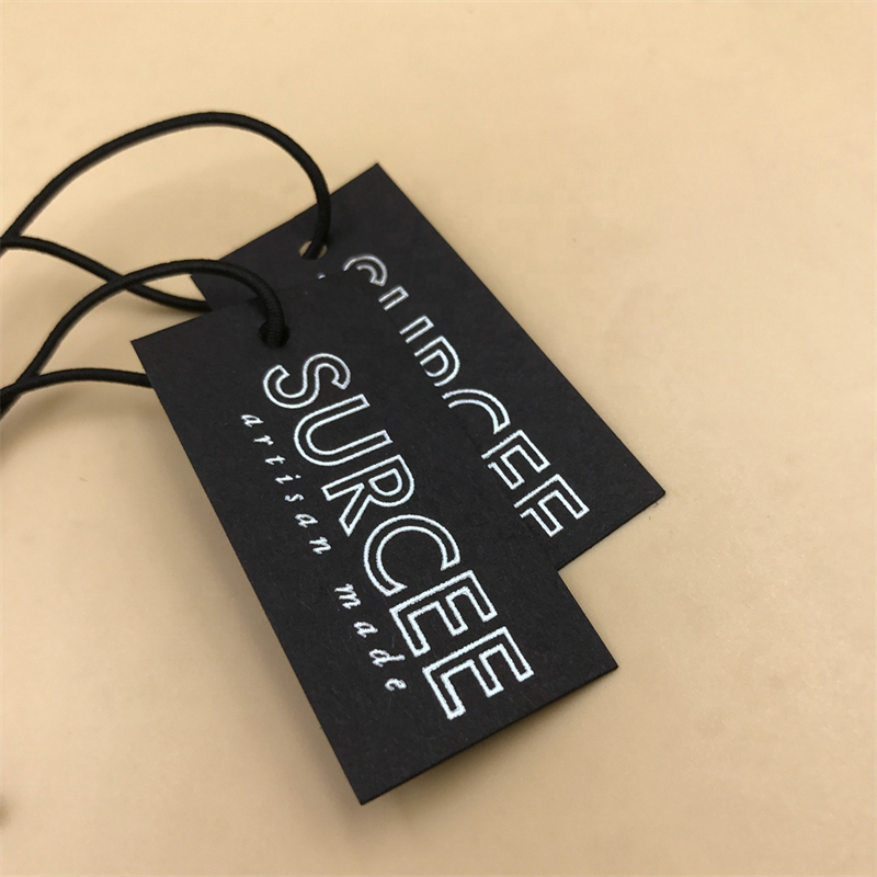 Custom Printed Gold Foil Hang Tag