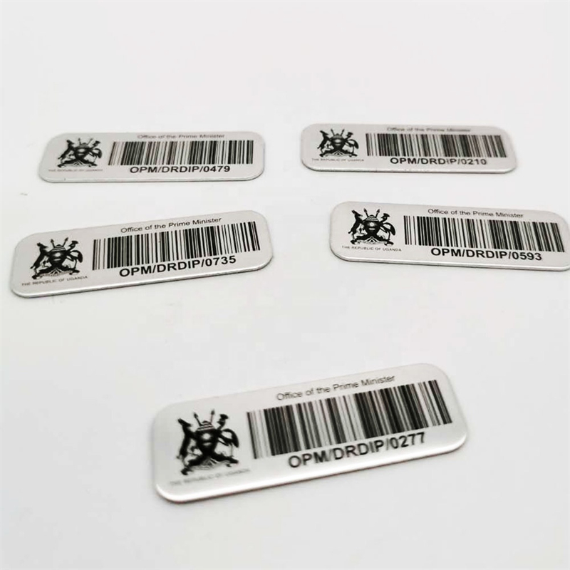 Custom cheap barcode identification label