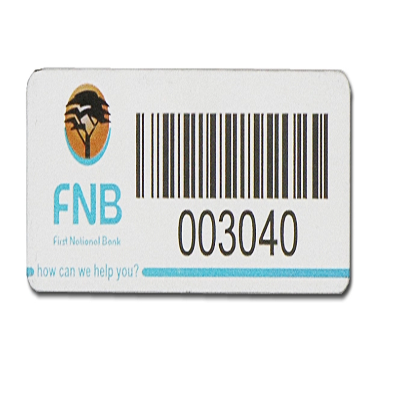 Custom serial number barcode label