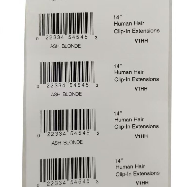 Serial Number Adhesive Barcode Label Factory for Packaging and Tracking